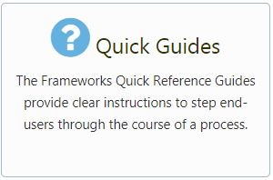 Welcome to Frameworks